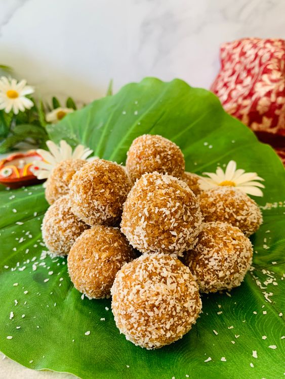 Coconut Jaggery Bites recipe